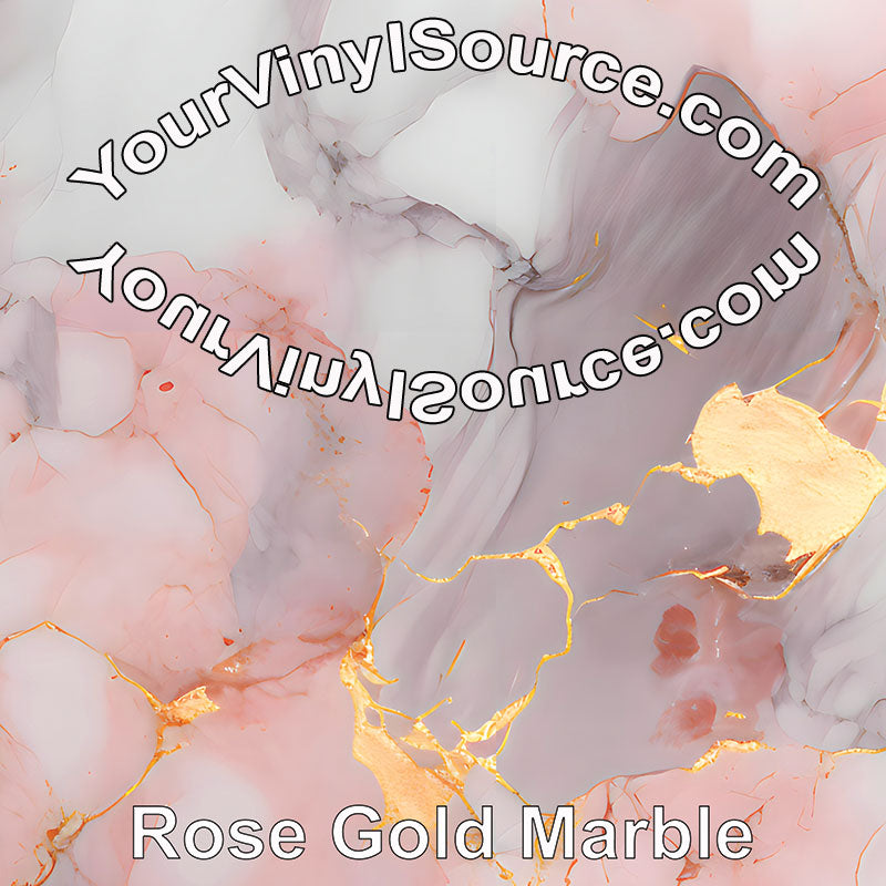 Rose Gold Marble 3 sizes – Your Vinyl Source