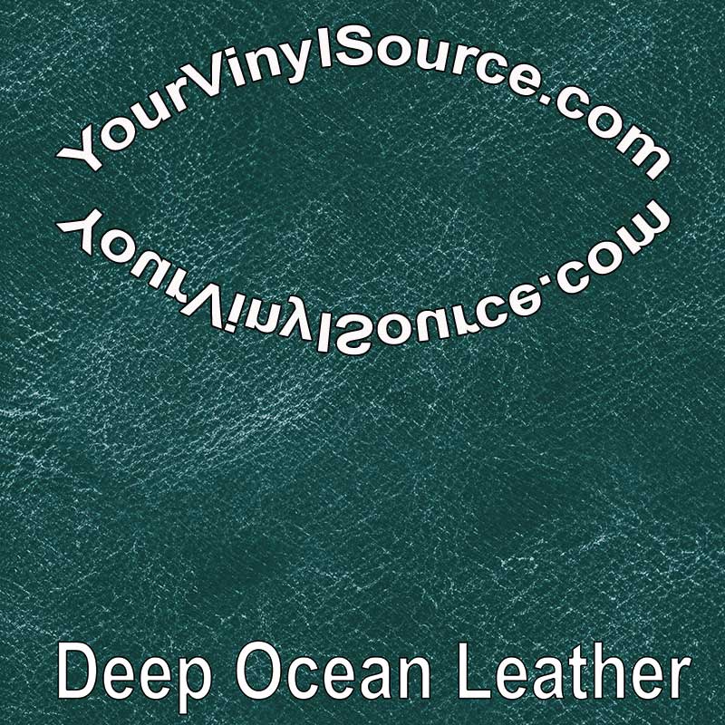 Deep Ocean Leather printed vinyl 3 sizes – Your Vinyl Source