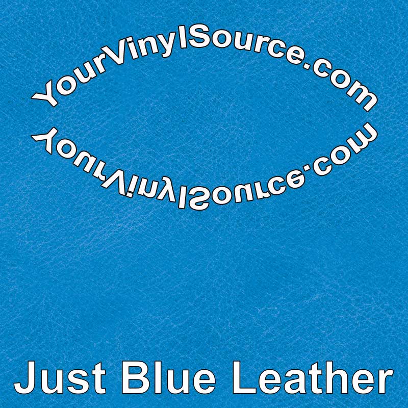 Just Blue Leather printed vinyl 3 sizes – Your Vinyl Source