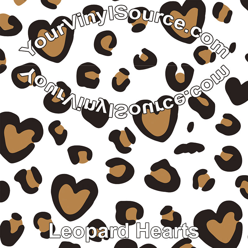 Leopard Hearts 3 sizes – Your Vinyl Source