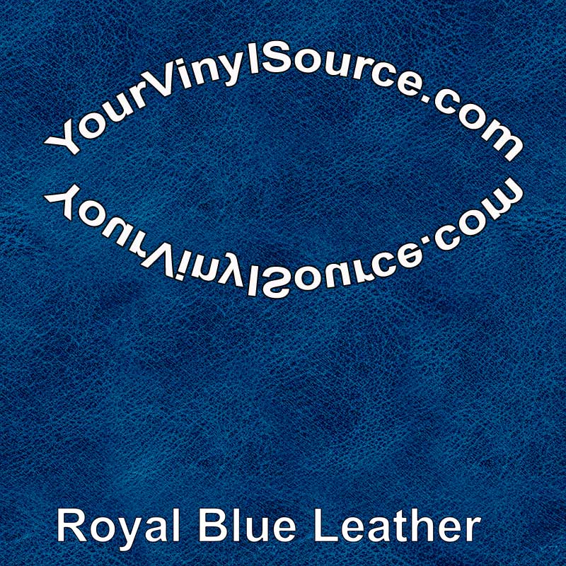 Royal Blue Leather printed vinyl 3 sizes – Your Vinyl Source