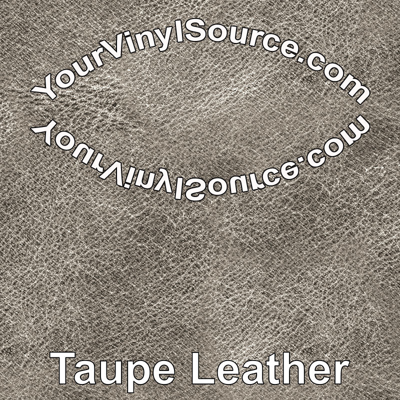 Taupe Leather printed vinyl 3 sizes – Your Vinyl Source