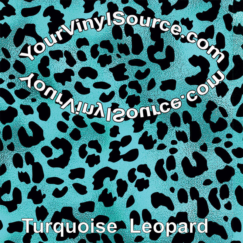 Turquoise Leopard 3 sizes – Your Vinyl Source