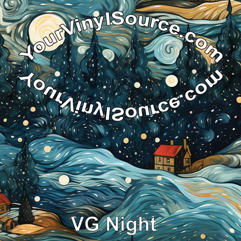 VG Night printed vinyl 3 sizes – Your Vinyl Source
