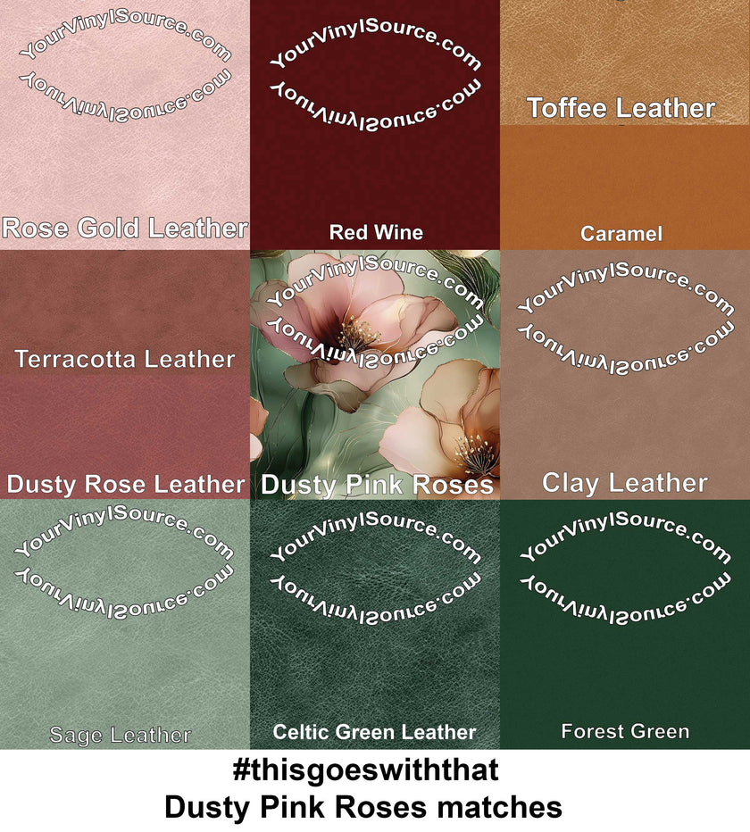 Dusty Pink Roses 3 sizes – Your Vinyl Source