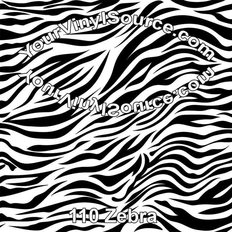 Zebra 3 sizes – Your Vinyl Source
