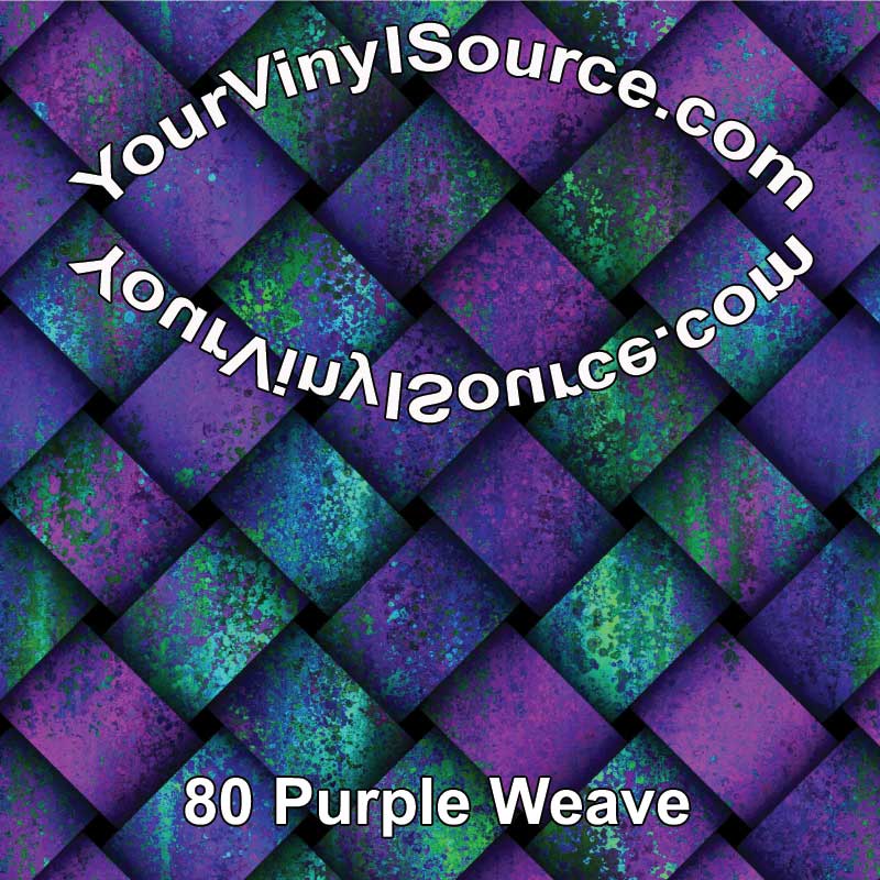 Purple Weave 3 sizes – Your Vinyl Source