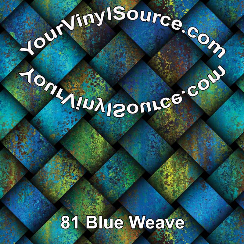 Blue Weave 3 sizes – Your Vinyl Source