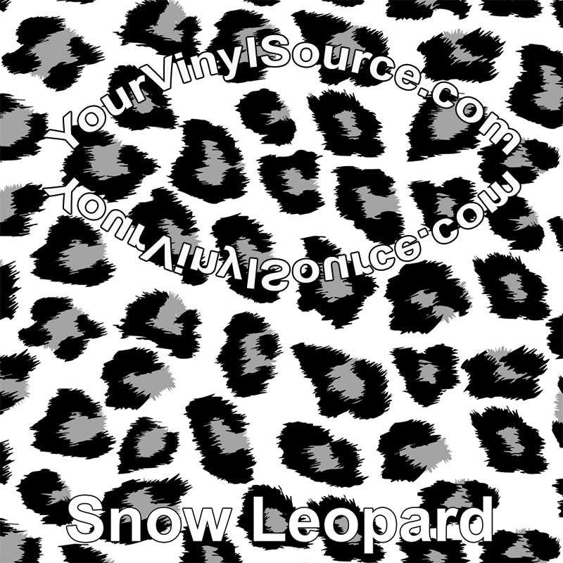 Snow Leopard 2 sizes – Your Vinyl Source