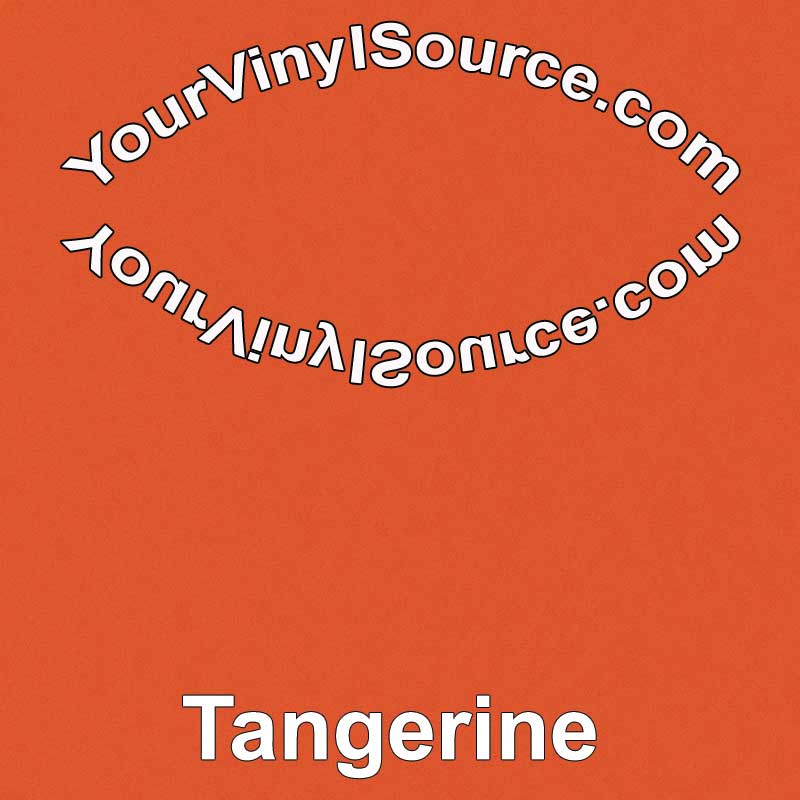 Tangerine printed vinyl 3 sizes – Your Vinyl Source